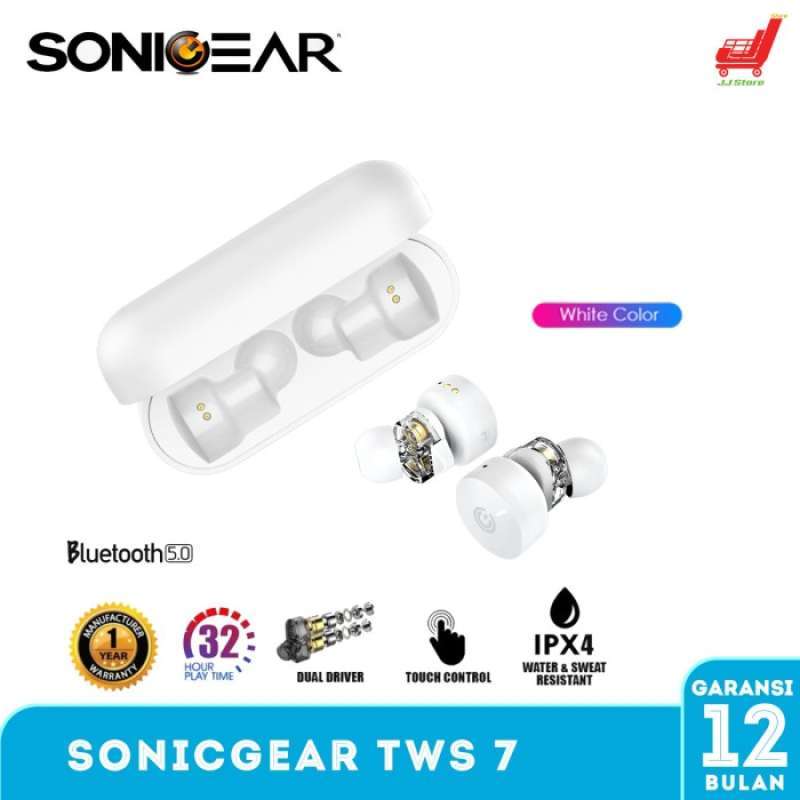 Promo Sonicgear Tws 7 Hyperbass Gaming Wireless Bluetooth Earphone - Putih Diskon 50% Di Seller ...