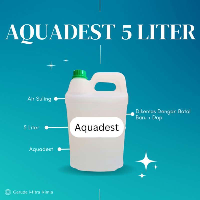 Jual Aquadest / Akuades / Aquades / Air Suling 5 Liter Di Seller ...