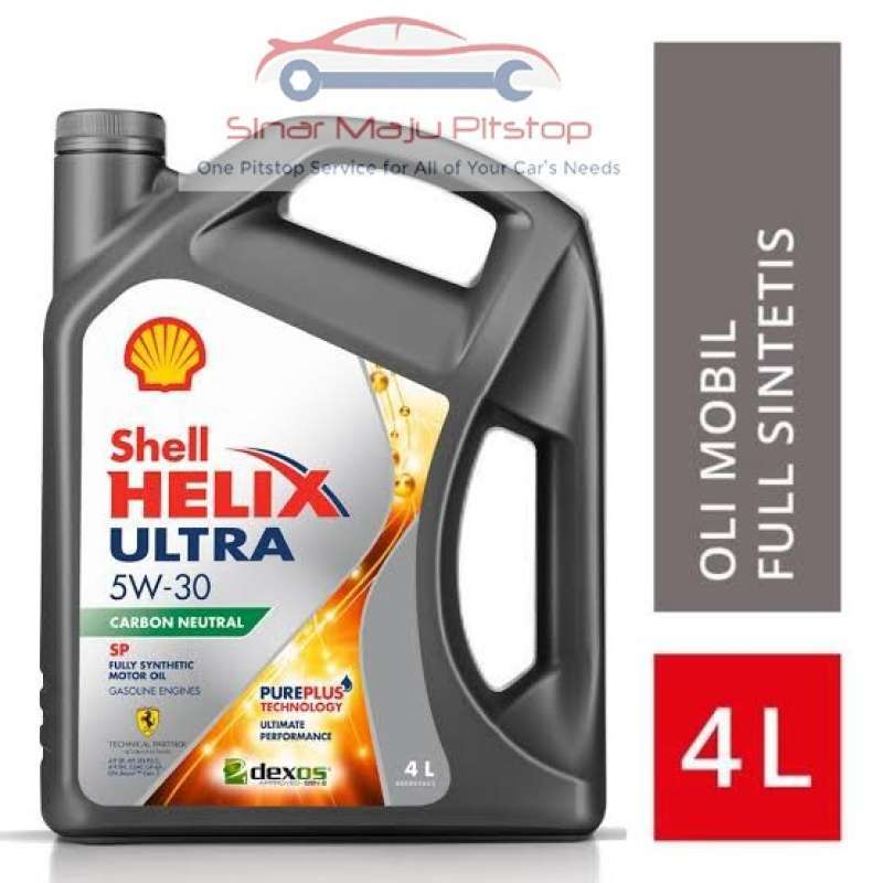 Promo Shell Helix Ultra 5w-30 5w30 Full Synthetic Oli Mesin Mobil 4 Ltr ...
