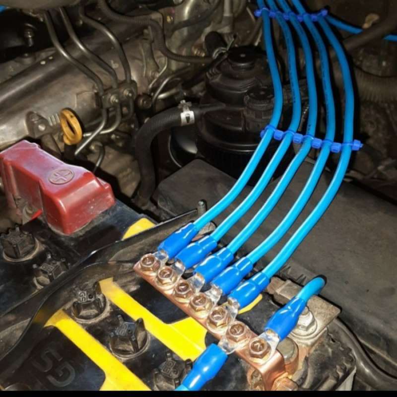 Promo Grounding Cable Master Auto 10mm 7titik Header 7lubang Diskon 33% ...