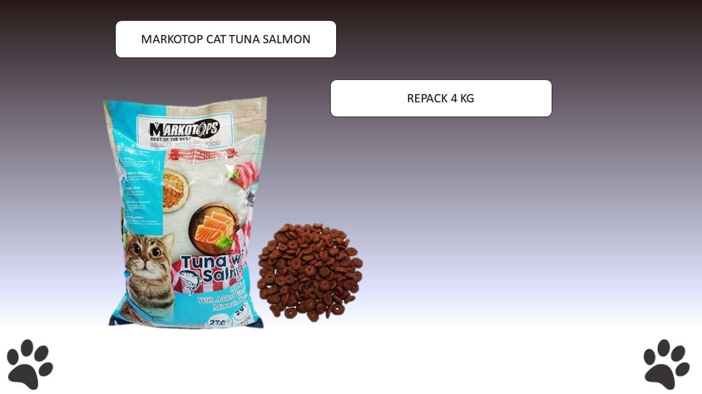 Jual Markotop Makanan Kucing Donat Biru Repack 4 Kg Markotop Di Seller ...