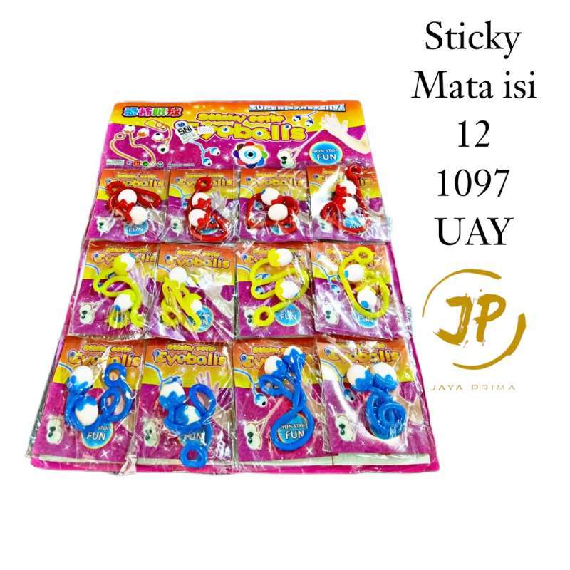 Jual Mainan Anak Sticky Mata Isi 12 Pcs Di Seller Jaya Prima Toys ...