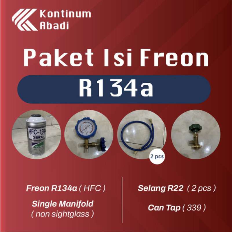 Promo Paket Isi Freon / Preon | R134a Diskon 23% Di Seller Cuanz Store ...