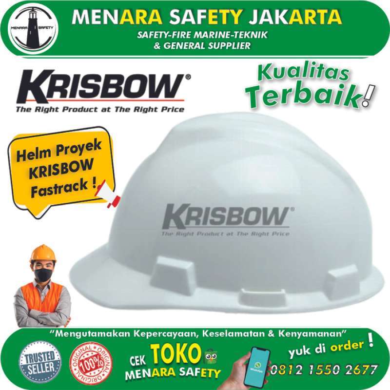 Promo Promo Helm Safety Proyek Krisbow / Helm Proyek Krisbow - Putih ...