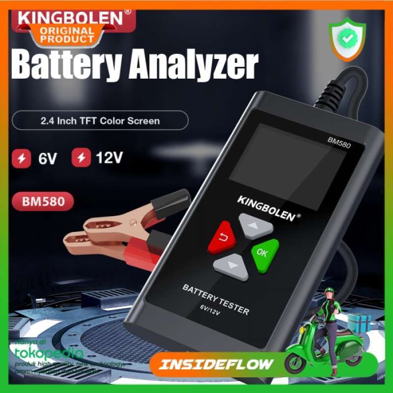 Promo Tester Aki Tes Accu Mobil Motor Baterai Starter Analyzer Digital ...