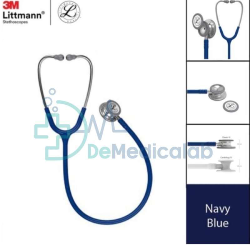 Promo Stethoscope Littmann Classic Iii Stetoskop Littman Litmann Navy ...
