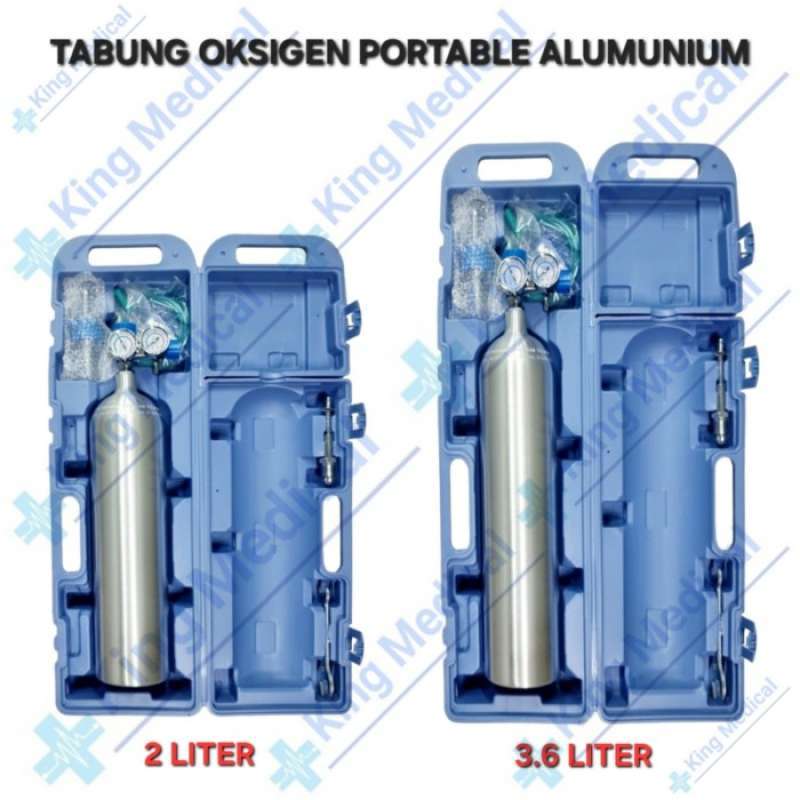 Promo Tabung Oksigen Alumunium Portable Travelling 3.6 L ( Liter ) Diskon 33% Di Seller Desa ...
