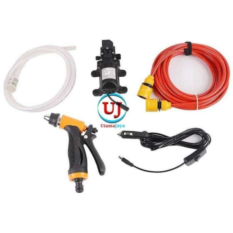 Promo Pompa Air 12v 65w Dengan Kepala Semprotan Mesin Steam Cuci Motor ...