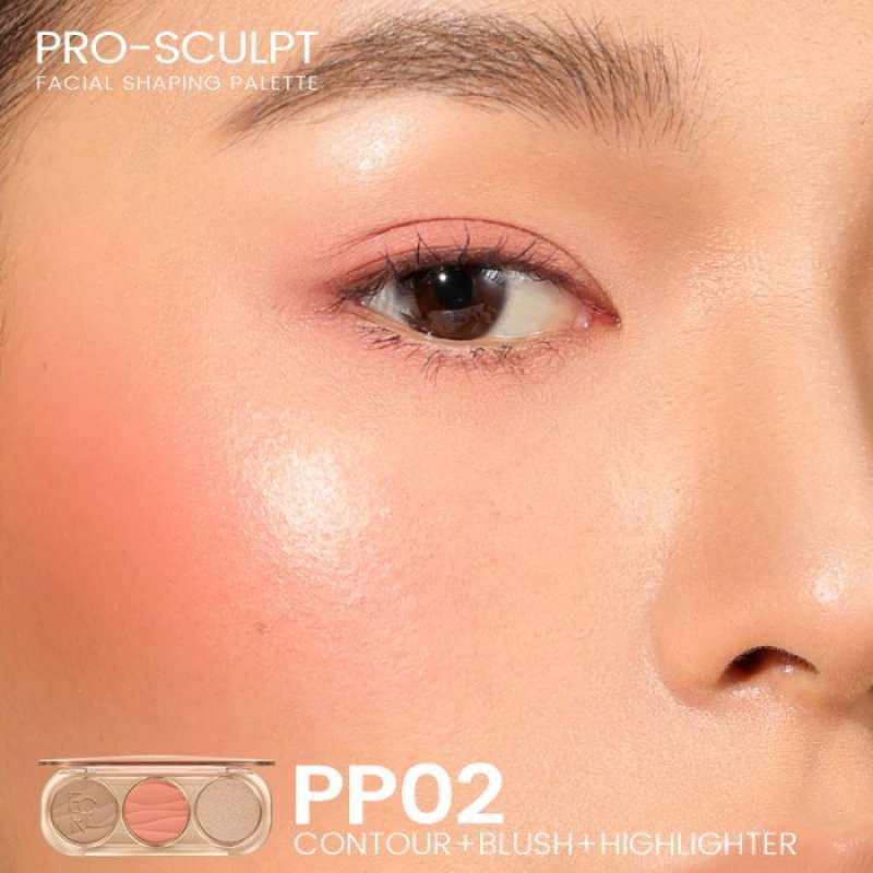 Jual [new]focallure Pro-sculpt 3-in-1 3d Palette Highlighter & Contour ...