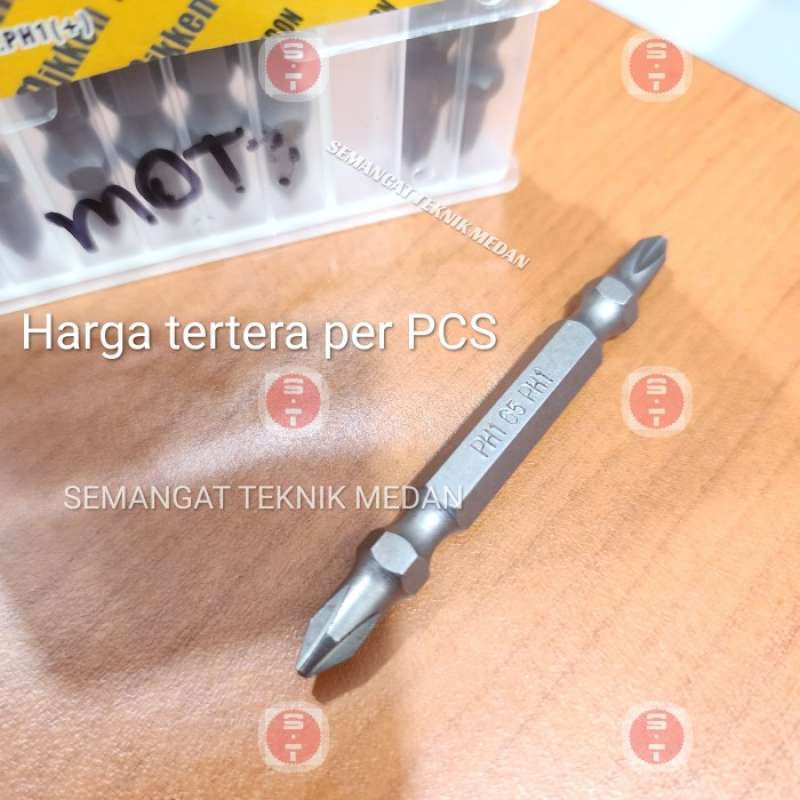 Jual Mata Bor Obeng Angin Sekrup Baut Driver + Ph1 X 65mm Nikken ...