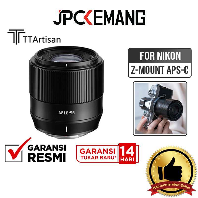 Promo Jpc Kemang Ttartisan Af 56mm F1.8 For Nikon Z Apsc Ttartisans 56 ...