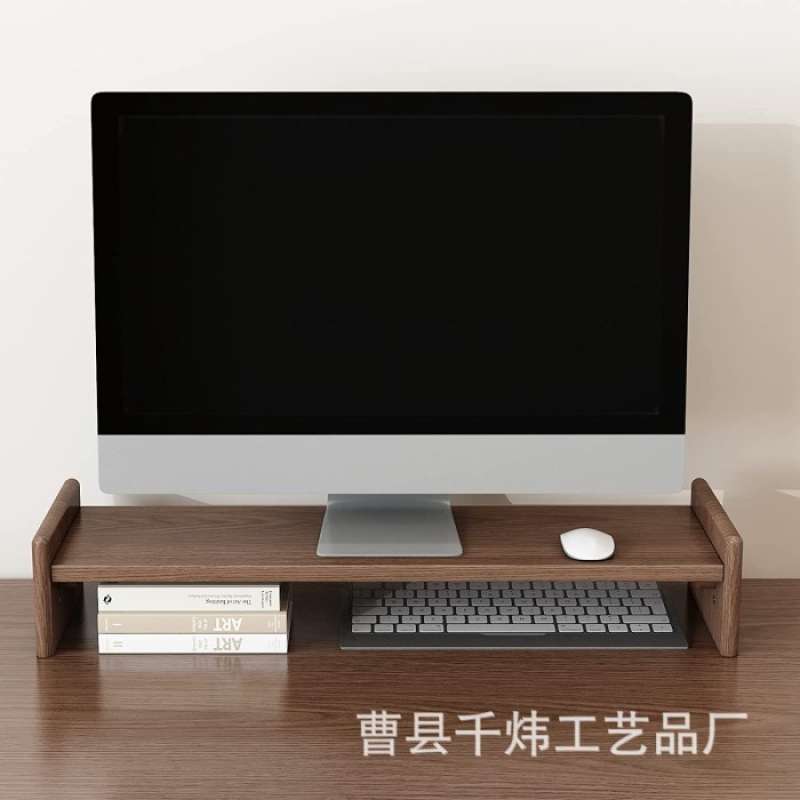 Jual Monitor Stand Kayu Rak Imac Meja Laptop Desk Organizer Komputer Pc ...