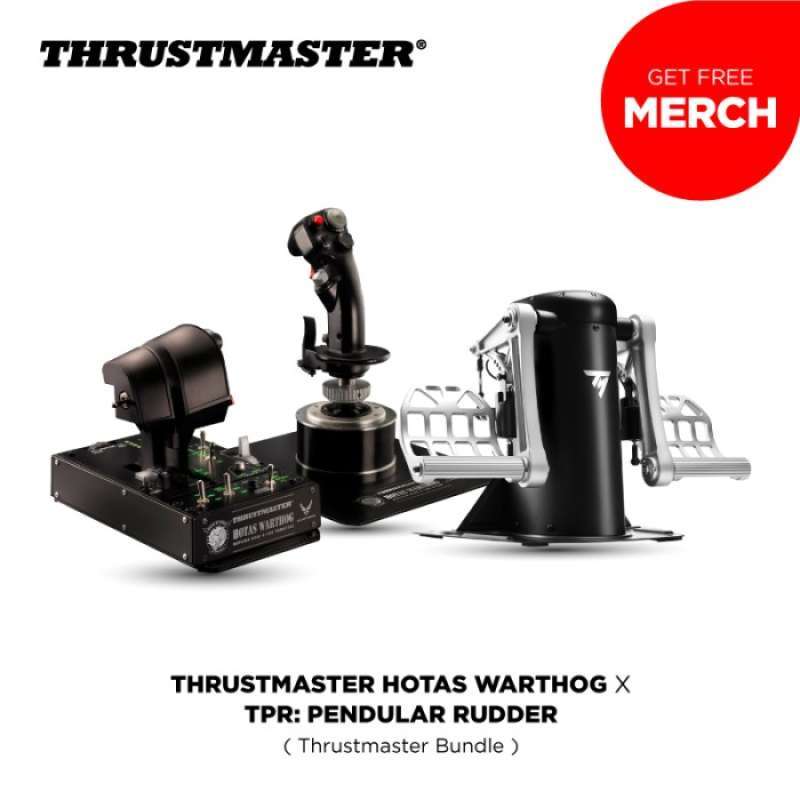 Jual Thrustmaster Hotas Warthog + Tpr Pendular Rudder Pedal Flight Sim Bund Di Seller Rukia ...