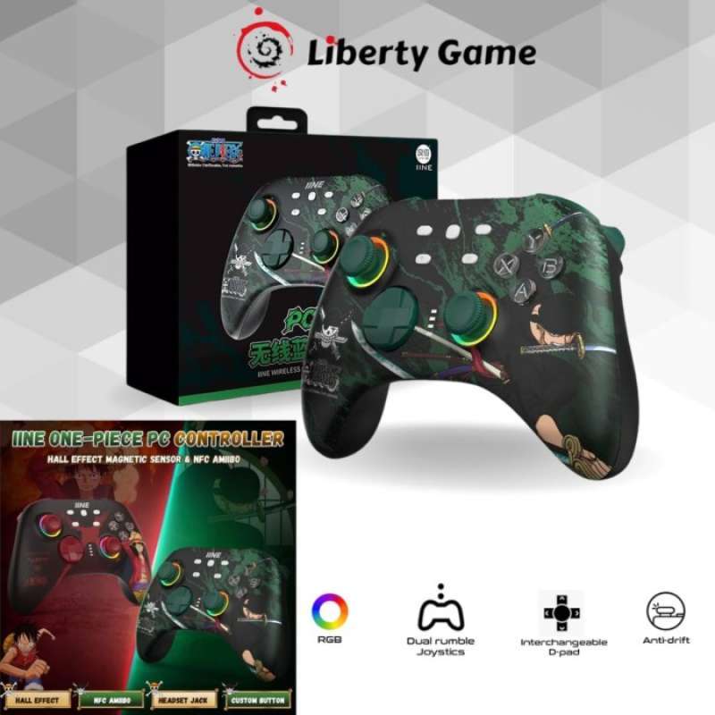 Jual Iine One Piece Wireless Pro Controller Stik Stick Switch / Pc ...