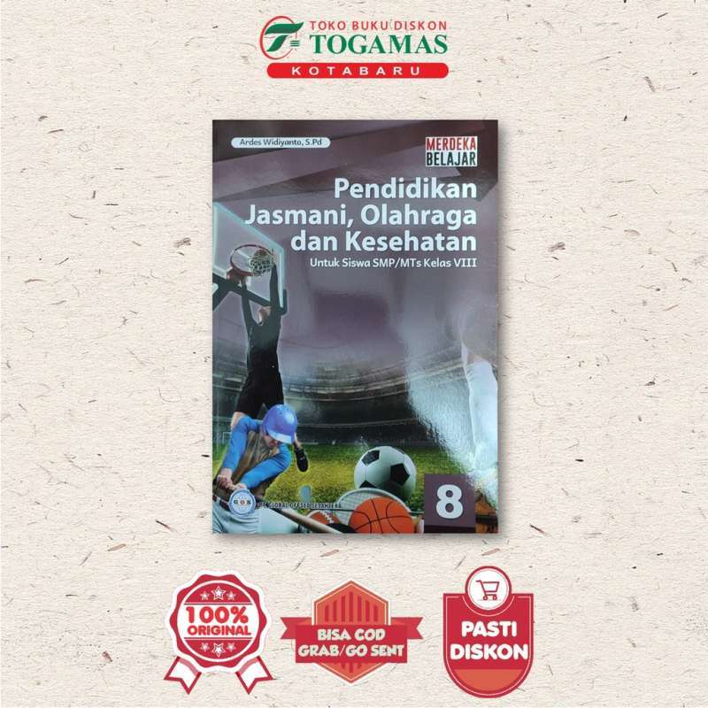 Jual Kelas Viii Pendidikan Jasmani, Olahraga Dan Kesehatan Untuk Siswa Smp - Ardes Widiyanto Di ...