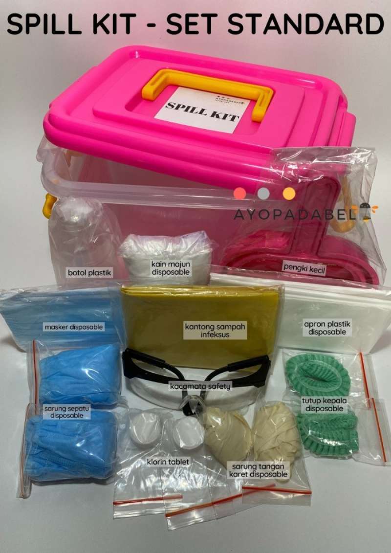 Promo Spill Kit / Apd Rumah Sakit - Set Standar Diskon 33% Di Seller ...