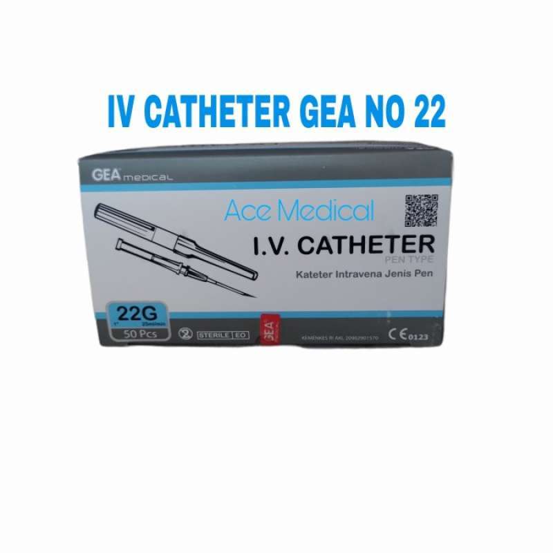 Promo Abocath / Iv Catheter Gea / Jarum Infus Ukuran 22 Gea Diskon 33% ...