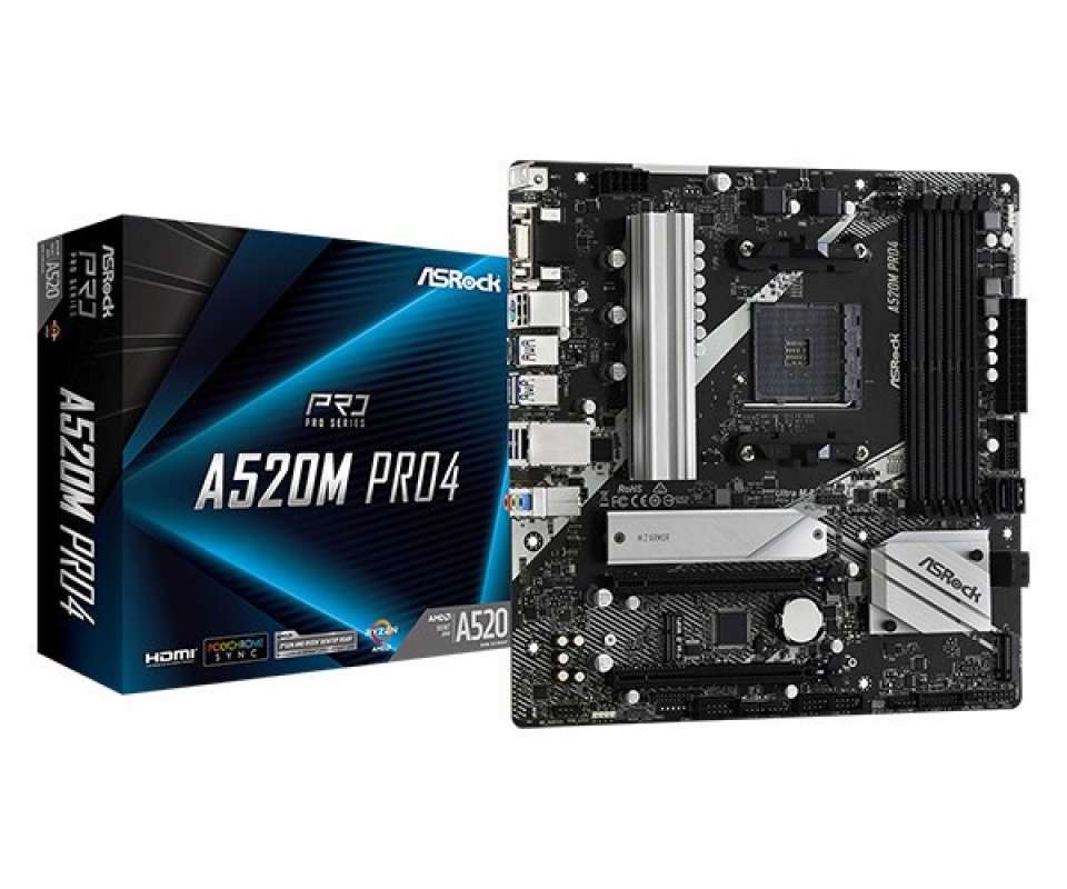 Jual Asrock A520m Pro4 (socket Am4) Di Seller Sweet Shop - Cengkareng ...