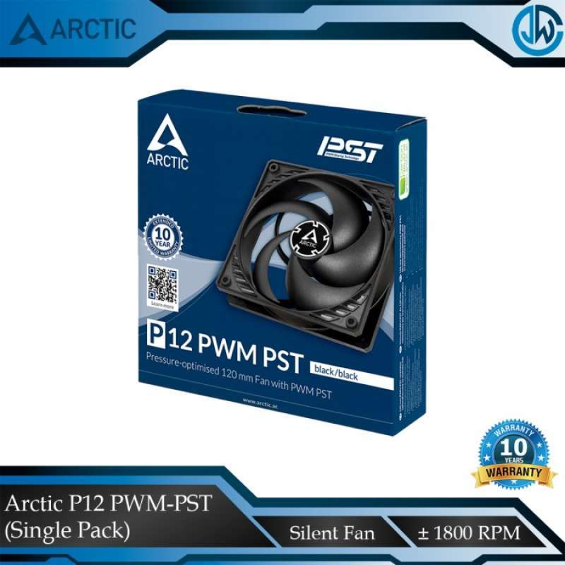 Jual Arctic P12 Pwm Pst - Single Pack, 120mm Pwm Fan Case 12cm Black ...