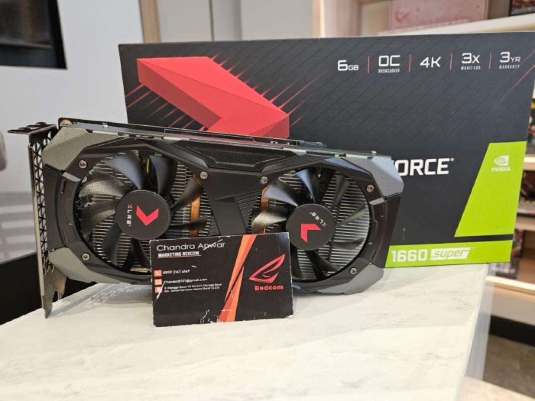 Jual Vga Pny Gtx 1660 / Gtx1660 Super 6gb Gddr6 Xlr8 Gaming Oc Non Lhr ...