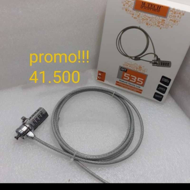 Jual Pc Lock Model Pin M-tech 535/scurity Lock Laptop Model Pin / Nomor ...