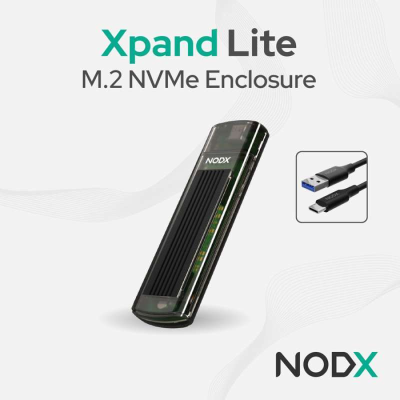 Jual Nodx Xpand Lite M.2 Nvme Ssd Casing Enclosure - Tambahan Usb C Di ...