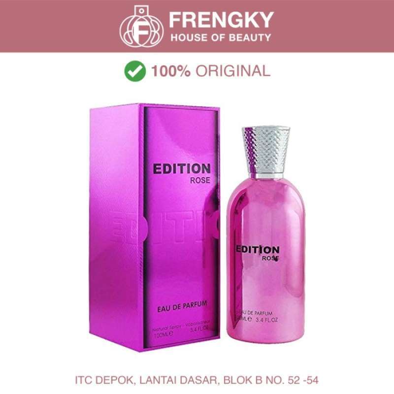 Promo Parfum Fragrance World Edition Rose Edp 100 Ml Diskon 33% Di ...