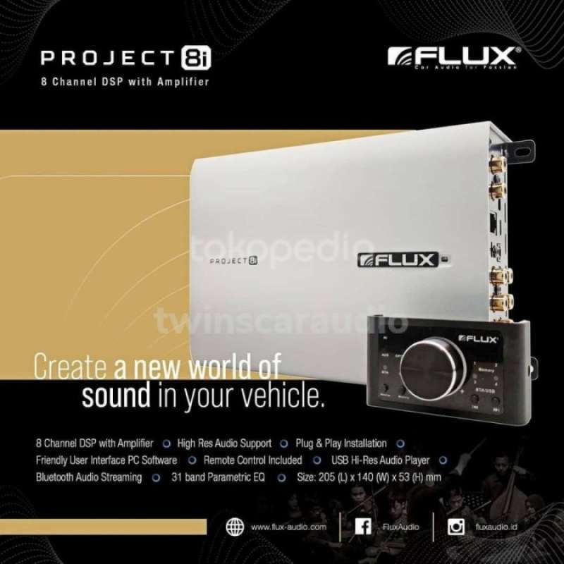 Promo Prosesor Flux Project 8i Dsp 8 Channel Flux/prosesor 8ch Flux Projects Diskon 33% Di ...