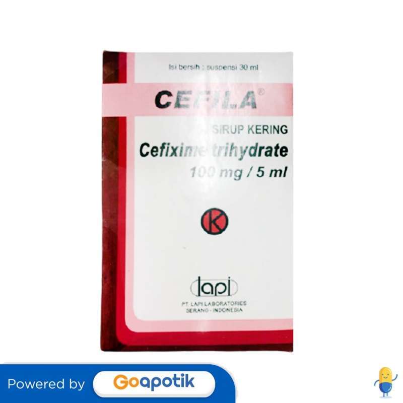 Jual Cefila 100 Mg/5 Ml Dry Syrup 30 Ml Di Seller Apotek Arema Farma ...