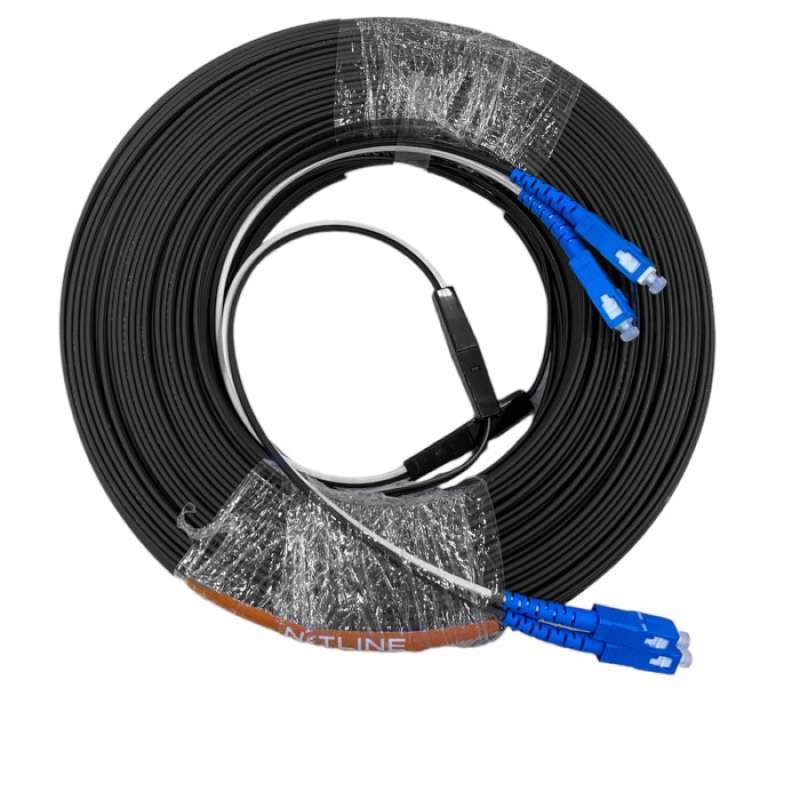 Jual Kabel Precon Fo Fiber Optic 2 Core Sc Upc Outdoor 100m 150m 200m ...