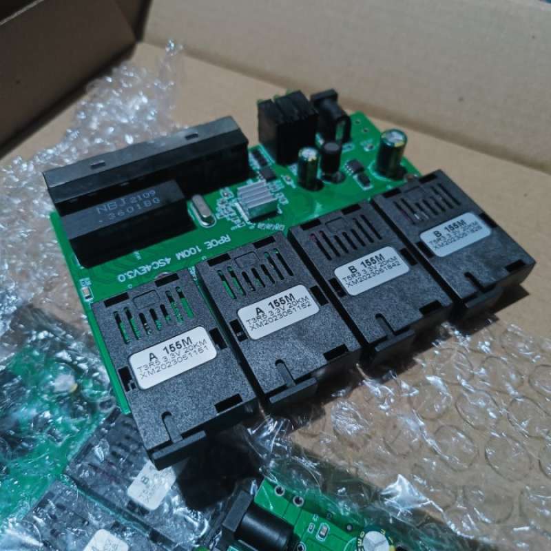 Jual Media Converter 4 Fo 4 Lan Pcb Di Seller Velvet Store - Cengkareng ...