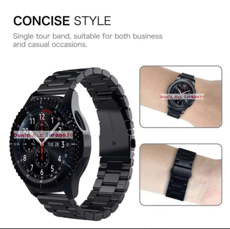 Jual Strap Huawei Watch Gt 3 Gt3 Pro 46mm Stainless Steel - 22mm Tali ...