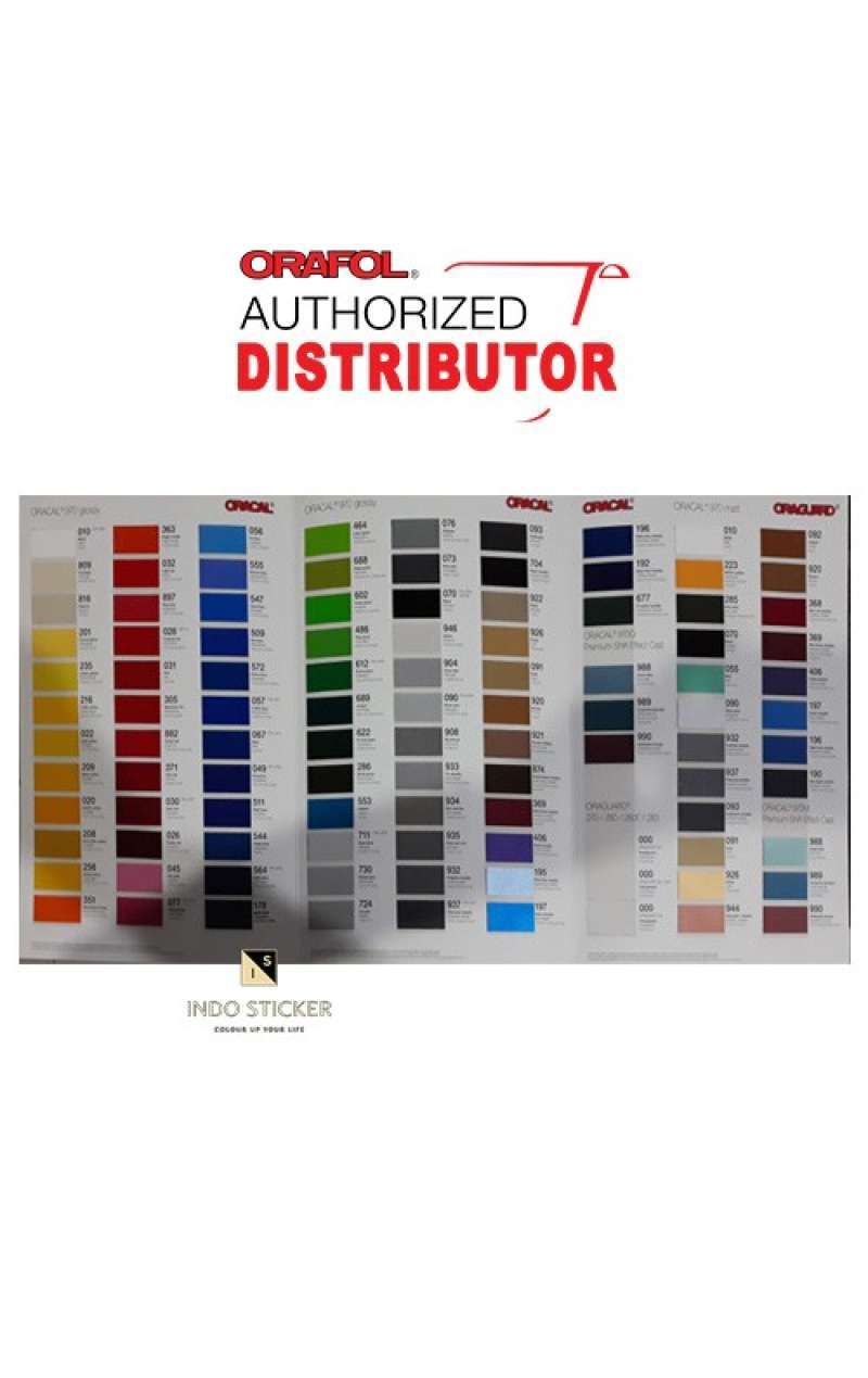 Jual Katalog Sticker Oracal 970, 975, 351, 6510, 5200 Original Terbaru ...
