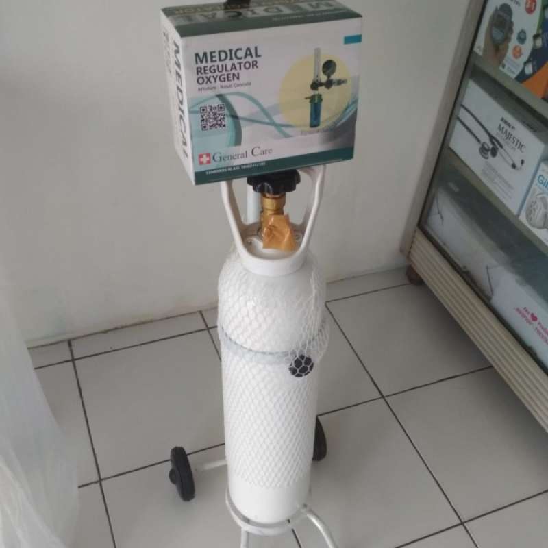 Promo Paket Tabung Oksigen Set Lengkap Dengan Trolley Diskon 33% Di Seller Lucky_vania - Tugu ...