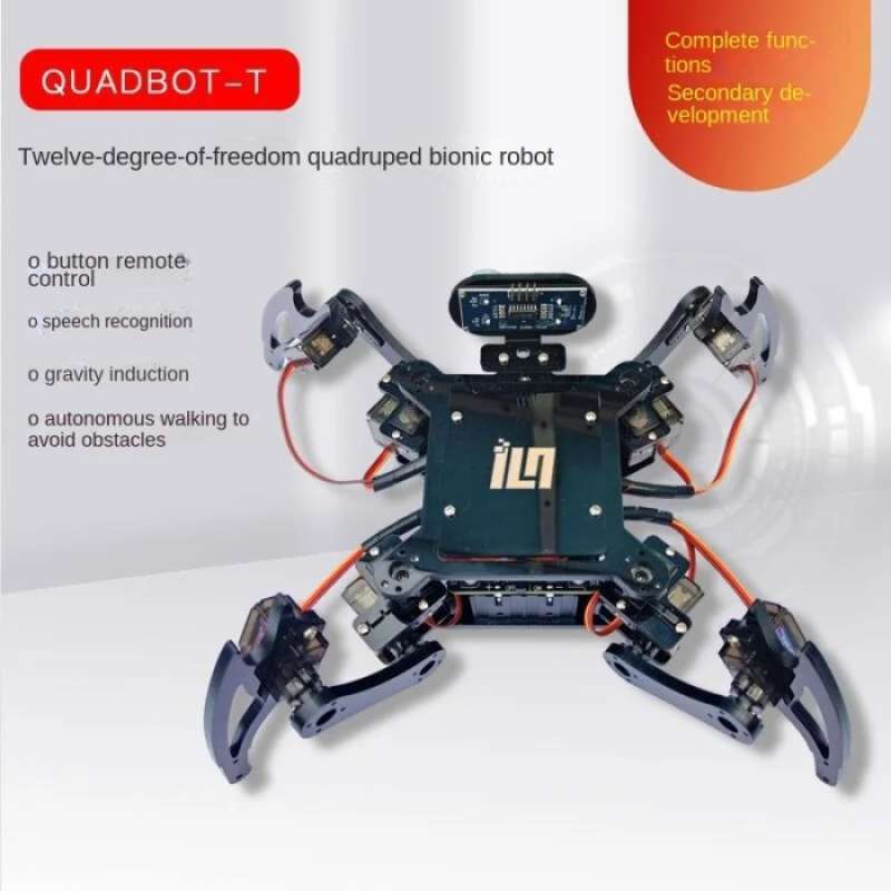 Jual Hds Rc Bionic Robot Spider With 12 Dof Robotics Kit Educational Di ...