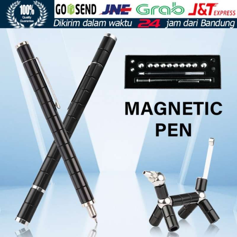 Jual Spinning Pen Fidget Pen Magnet Metal Stress Relief Fidget Pen ...