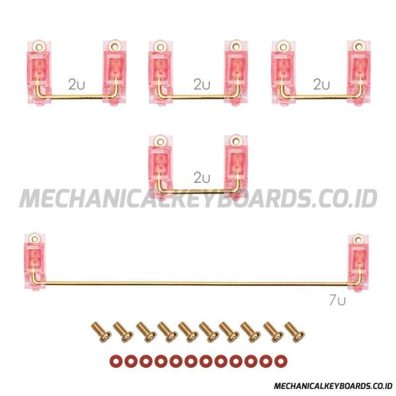 Jual Durock V2 Sakura Pcb Screw-in Stabilizer Sets (tkl - 7u) Di Seller ...