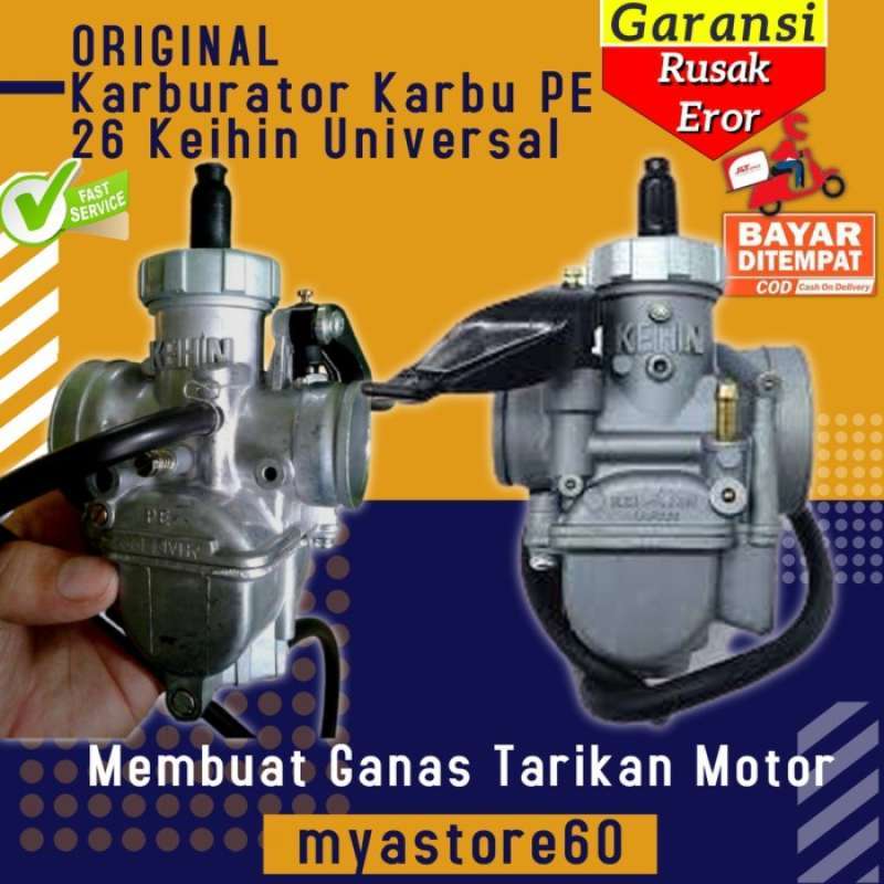 Promo Karburator Pe 26 Pe 26 Keihin Original Universal Sparepart Mesin Motor Diskon 23% Di ...