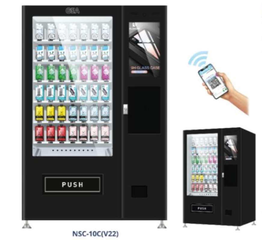 Jual Gea Nsc-10c(v22) Non-refrigerated Vending Machine (spiral Slot ...