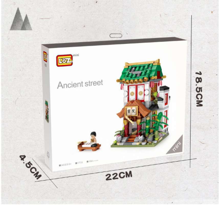 Jual China Old Classic Building Mini Block Mainan Balok 3d Loz - 1724 ...