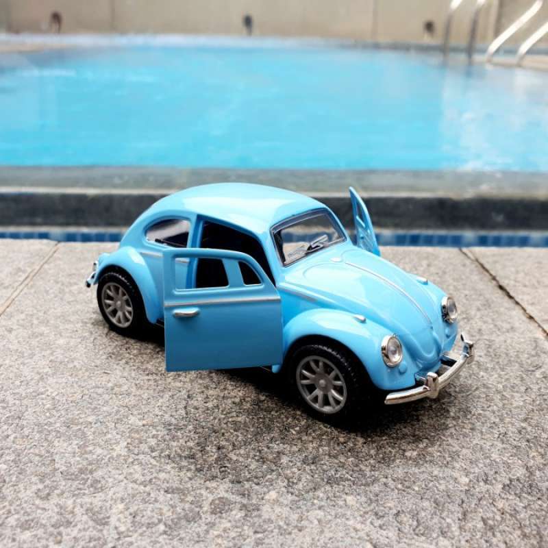 Jual Diecast Mobil Volkswagen Beetle Vw Kodok Miniatur Mobil Skala 1:32 ...
