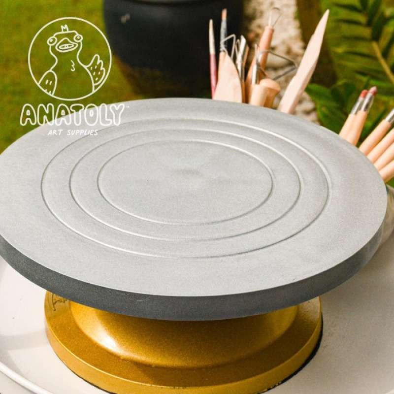 Jual Pottery Turn Table / Banding Wheel / Meja Putar Diameter 30 Cm ...