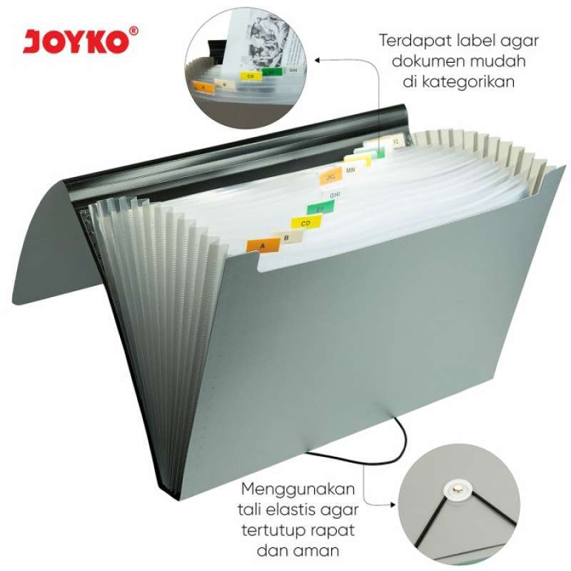 Jual Joyko Expanding File Folio F4 13 Pockets / Map Harmonika Ef-1f4 Di ...