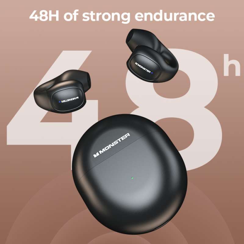 Jual Monster Open Ear 200 Bone Conduction Sports Bluetooth Headphone ...