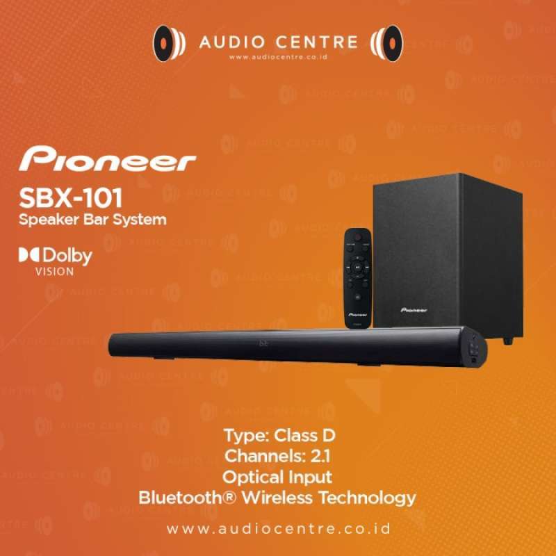 Jual Pioneer Sbx-101 / Sbx101 Soundbar System - Garansi Resmi Ims Di ...