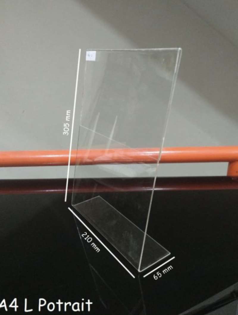 Jual Acrylic/akrilik Brosur Stand A4 Series - A4 L Landscape Di Seller ...