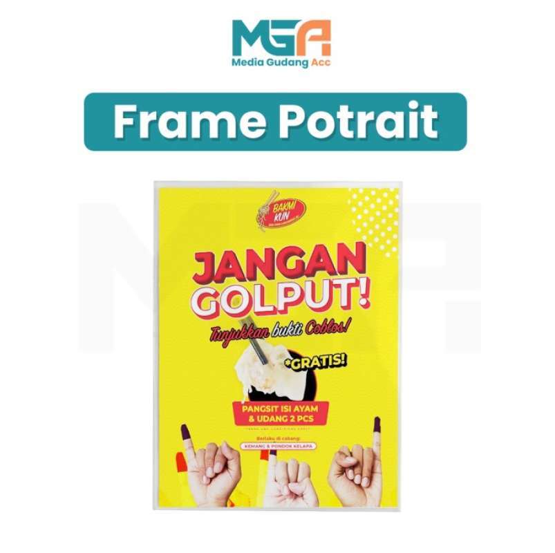 Jual Tempat Brosur Tempel / Akrilik Dinding / Sign Holder Acrylic A2 Di ...