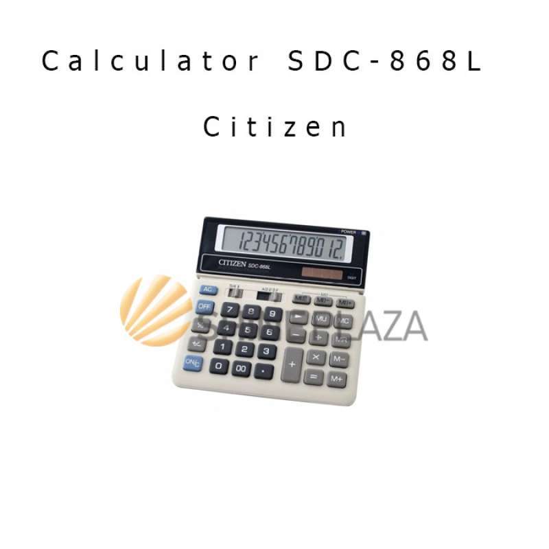 Jual Calculator 12 Digit Sdc-868l - Citizen Di Seller Tombstone ...