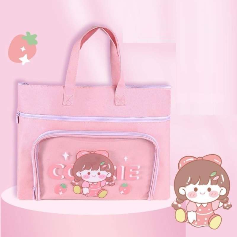 Jual Map Organizer Waterproof, Map File/buku, Tas Les Dgn Ruang ...