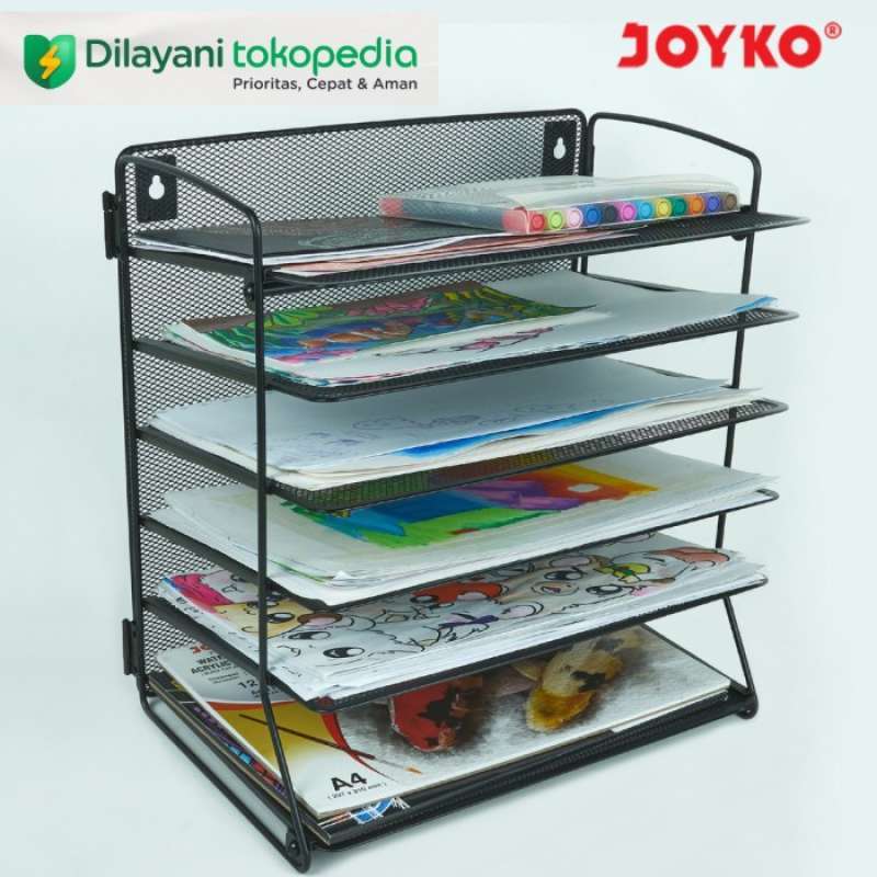 Jual Joyko Document Tray 6 Tier / Rak Kertas Dokumen 6 Susun Meja Dt-36 ...